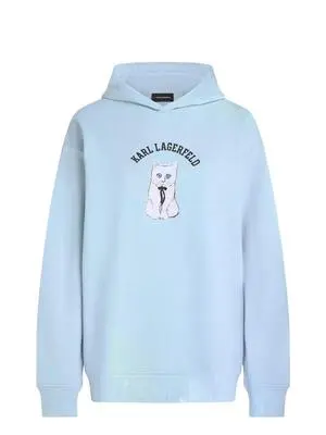 Karl Lagerfeld Ikon Choupette Hoodie - Blue