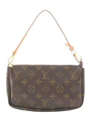 LOUIS VUITTON Monogram Pochette Accessoires Shoulder Bag - Brown