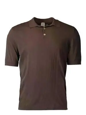 Eleventy Short-sleeve Polo Shirt - Brown