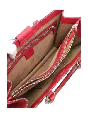 GUCCI Gucci GG Supreme Arabesque Convertible Top Handle Bag Satchel