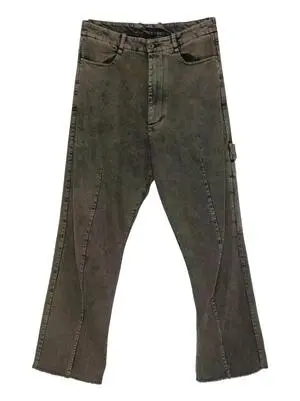 MASNADA Masnada Acid Wash Frayed Hem Jeans