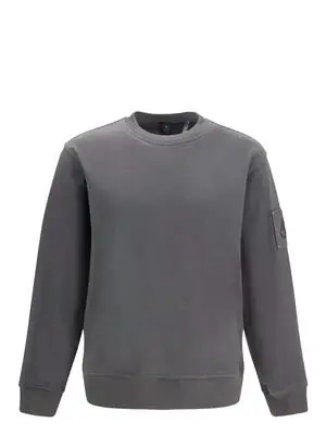Moose Knuckles Hartsfield Logo-plaque Sweater - Grey
