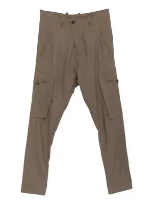 Masnada Asymmetrical Cargo Pants - Green