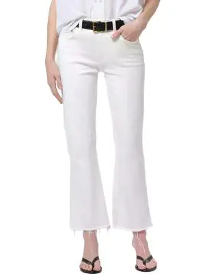 Citizens Of Humanity Goldie Kick-flare Jeans - White