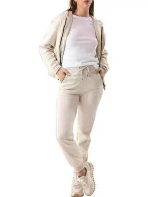 Eleventy Beige Drawstring Track Pants - Neutrals