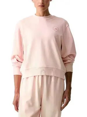 Adidas By Stella McCartney Logo Print Sweatshirt - Pink