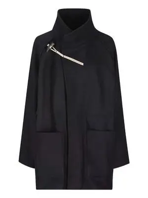 CINI Toggle-fastening High-neck Coat - Blue