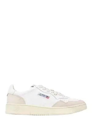 AUTRY Autry Medalist Low Top Sneakers In Leather And Suede White