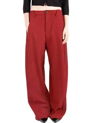 SOCIETE ANONYME Bloom Wide-leg Trousers - Red