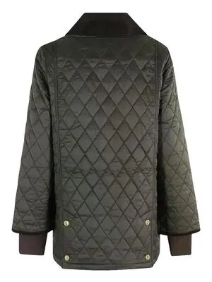 Barbour Quilted Corduroy Collar Jacket - Green