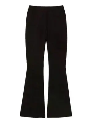 TWINSET Flared Knit Trousers - Black