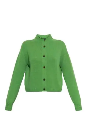 LISA YANG Lisa Yang Zirelle High-Neck Cardigan Green