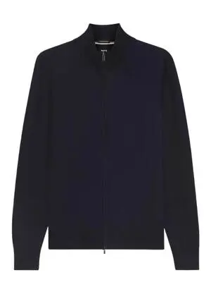 BOSS H-balonso Zip-up Sweater - Blue
