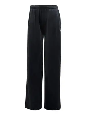 Adidas Essentials Velvet Wide Leg Pants - Black
