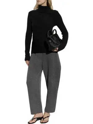 LISA YANG Sabrine Turtleneck Sweater - Black