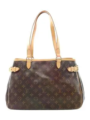 LOUIS VUITTON 2007 Batignolles Horizontal Monogram Canvas Shoulder Bag - Brown