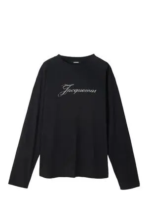 JACQUEMUS Jacquemus Long Sleeve T-Shirt With Printed Logo