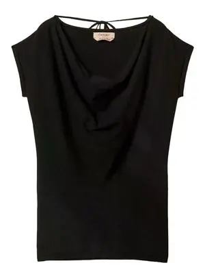 TWINSET Maxi Jumper With Cowl Neck - Black
