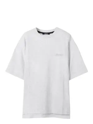 Jacquemus The Ruban" Relaxed Fit Cotton T-shirt - Grey