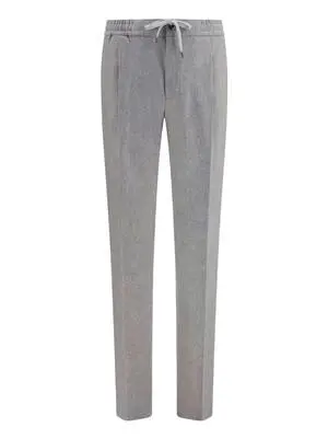 PT TORINO Drawstring Waist Trousers - Grey