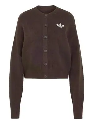 Adidas Essentials Knit Cardigan - Brown
