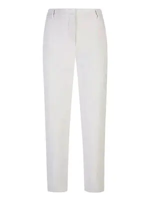 Eleventy Tapered Cropped Trousers - Neutrals