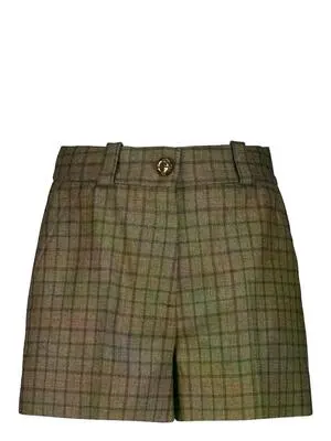 BLAZÉ MILANO Checkered Shorts - Green