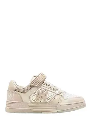 Amiri Perforated Detail Touch-strap Sneakers - Neutrals