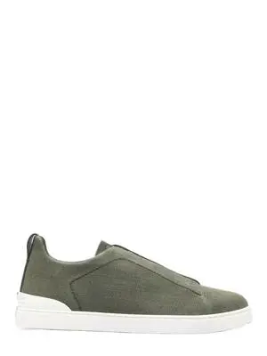 Zegna Linen Sneakers - Green