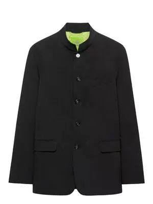 Shanghai Tang Mandarin Collar Single-breasted Jacket - Black