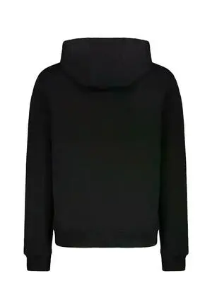 Burberry Logo-print Drawstring Hoodie - Black