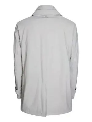 Herno Single-breasted Coat - Grey