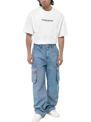 DIESEL® D-fish Cargo Jeans - Blue