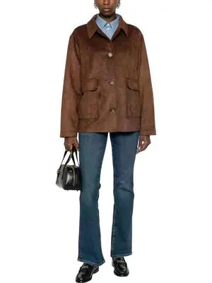 FRAME The Rodeo Washed Flared Denim Jeans - Blue