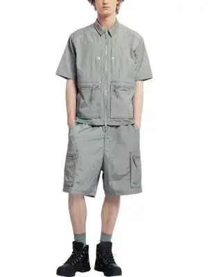 SPOONYARD Zip-up Pocket Shirt - Grey
