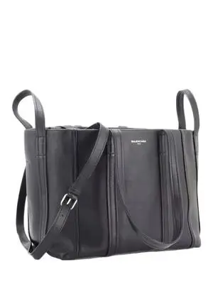 Balenciaga Leather Small Tote Bag - Black