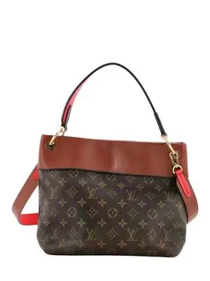 LOUIS VUITTON Louis Vuitton Monogram Canvas Tuileries Besace Hobo Bag Brown