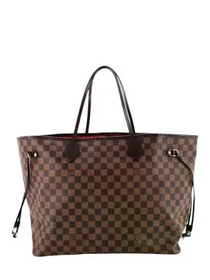 LOUIS VUITTON Neverfull Damier Gm Tote Bag - Brown