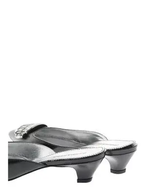 Dsquared2 Gothic Mule Sandals With Stiletto Heel - Black