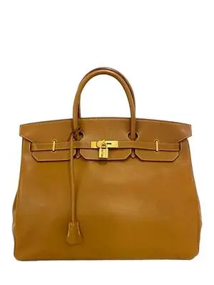 Hermès Birkin 40 Courchevel Handbag - Brown