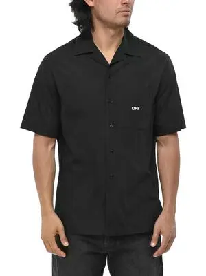 Off-White Brick Arrow Bowling Shirt - Black