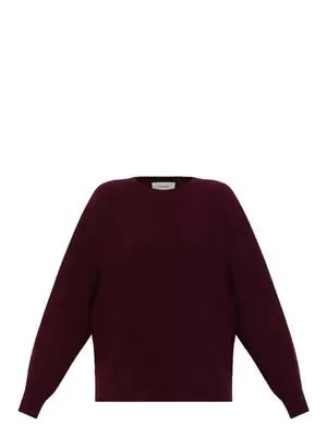 LISA YANG Cashmere Crew Neck Sweater - Red