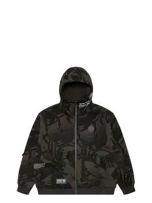 AAPE BY *A BATHING APE Moonface Camo Hoodie - Brown