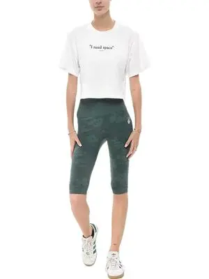 Off-White Meteor Floral-print Leggings - Green