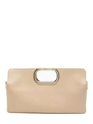 TWINSET Cut-out Handle Tote Bag - Neutrals