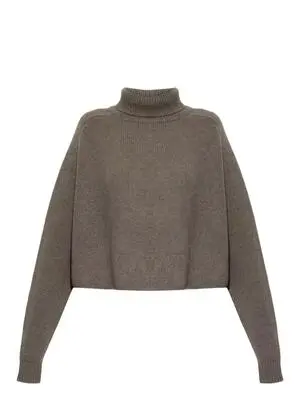 LISA YANG Cathie Turtleneck Sweater - Brown