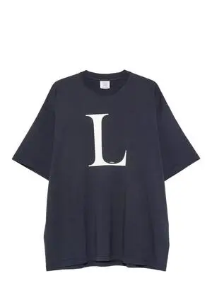 Vetements Logo-print T-shirt - Blue