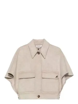 Max Mara Dream Cape Jacket - Neutrals