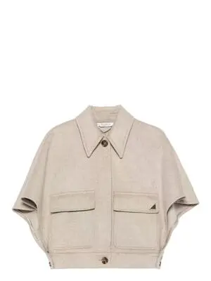 Max Mara Max Mara Dream Cape Jacket Neutrals