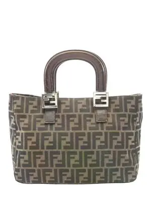 Fendi 2000s Zucca Tote Bag - Brown